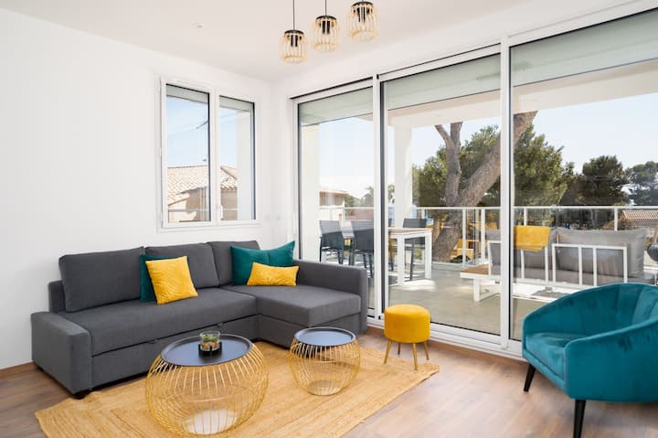 T3r Standing Devant La Plage/ Vue Mer/piscine - Carry-le-Rouet