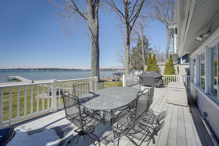 Lakefront Michigan Cottage - Deck, Grill & Kayaks! - Sturgis, MI