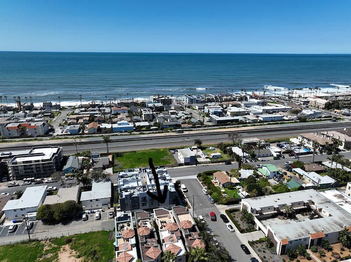 Ocean View Rooftop Terrace- Walk To The Beach! - 오션사이드