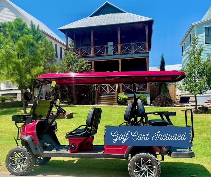 Six-seater Golf Cart Included! - Carlton Landing