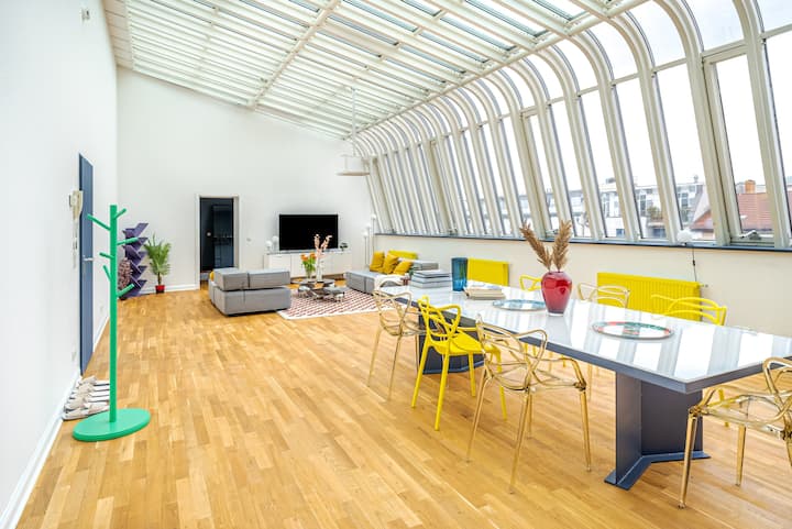 Apartment-luxury-private Bathroom-city View-sky Lo - ベルリン