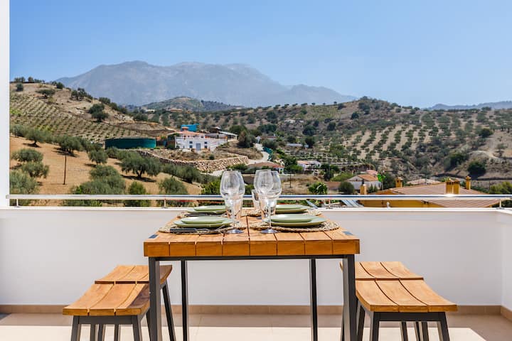 A&n La Viñuela Mountain View Duplex – Large Terrac - Canillas de Aceituno