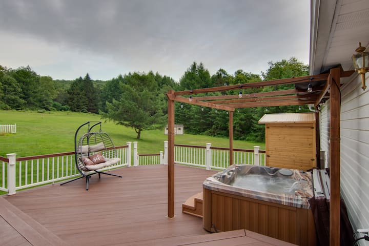 Sauna, Spa & Stargazing: Coudersport Home! - Cherry Springs State Park, Coudersport