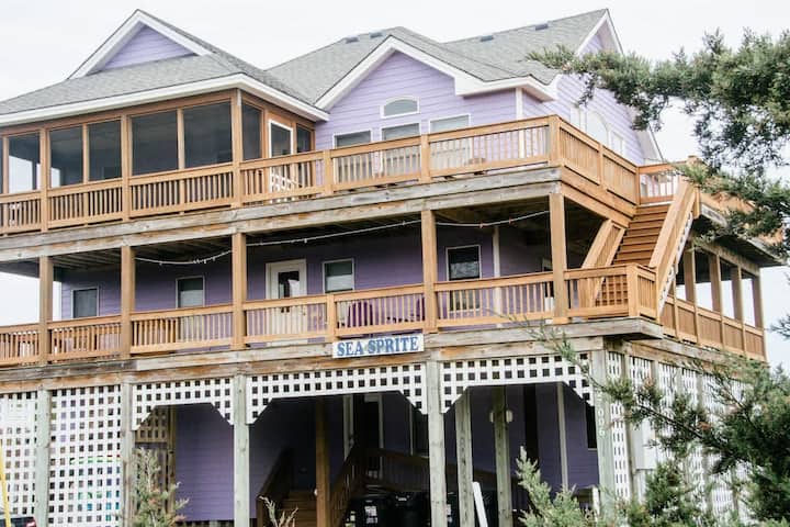 7br Family Friendly Oceanview Hatteras Island - Outer Banks, NC