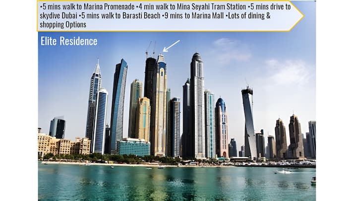 High Floor Elegance:,prime Location-close To Tram - Dubai Marina