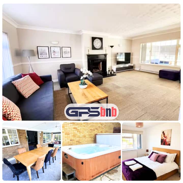 Kennedy Villa (5 Bed House With Hot Tub) - Bicester
