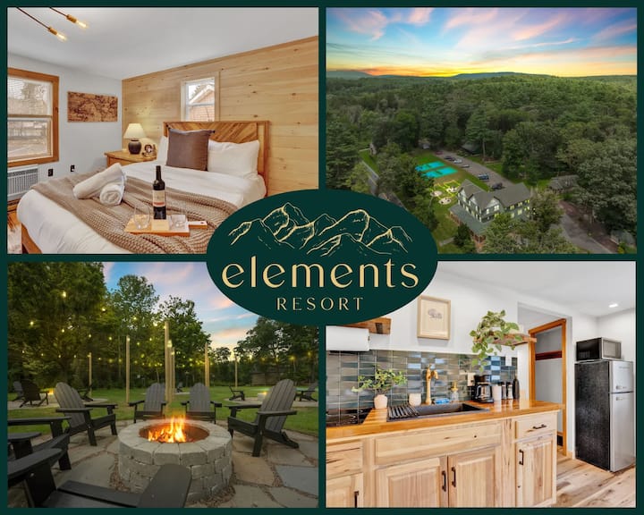 Elements Modern Cottage | Firepits | Pickleball - Pocono Mountains, PA