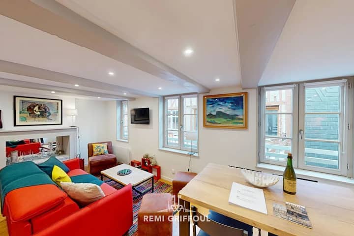 Le Repère De Popeye - Appartement 1ch-centre Ville - 옹플뢰르