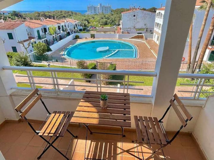 Mitjaneta - Apartamento Con Piscina - Menorca