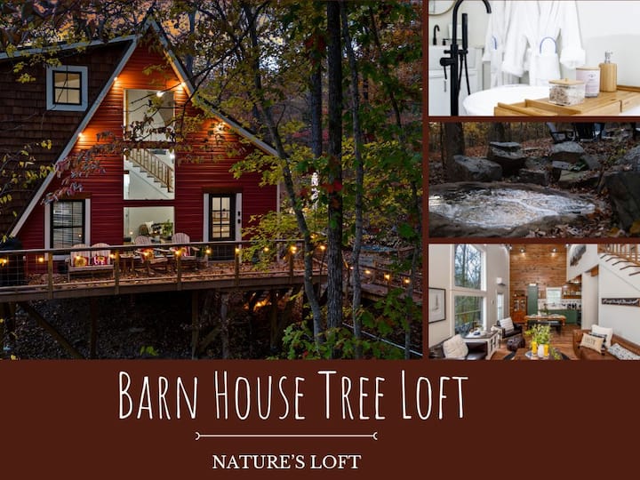 Romantic Couples Tree Loft With A Boulder Hot Tub - Arkansas