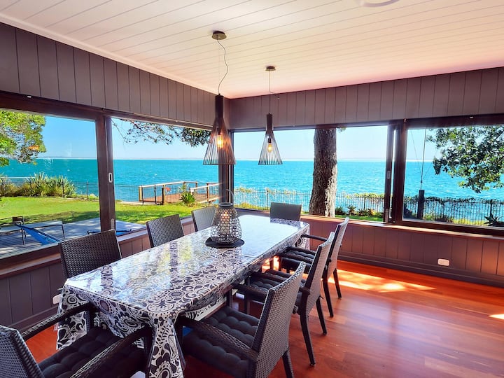 Dolphins At Sunset - Moreton Island