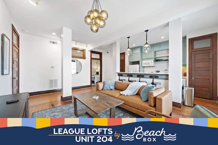 Stylish Historic Loft, 3 Blocks From The Strand - 갤버스턴