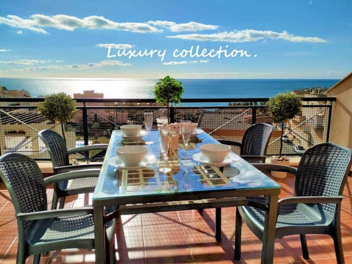 Brisa Quebrada Beach, Sea Views, Pool, Parking - Benalmádena