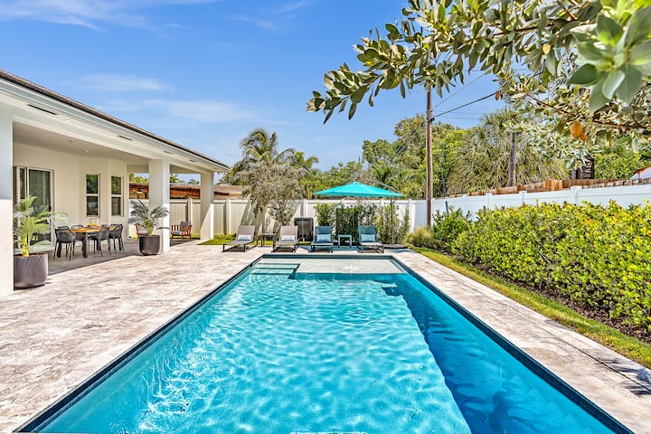 Stunning Villa Near Las Olas Beach Heated Pool - Fort Lauderdale