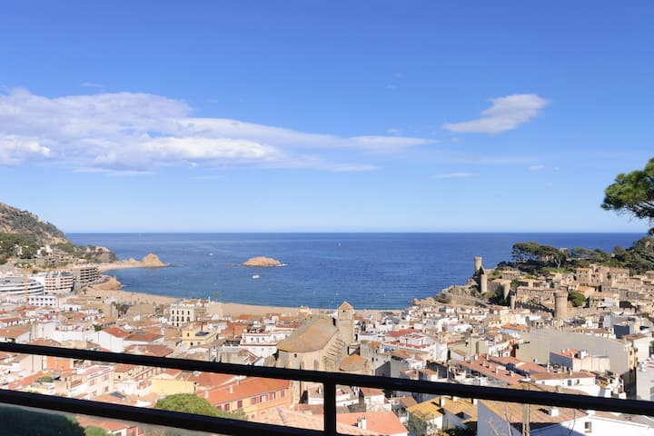 Pool And Sea Views Apartment With 1 Parking Space - Tosa de Mar