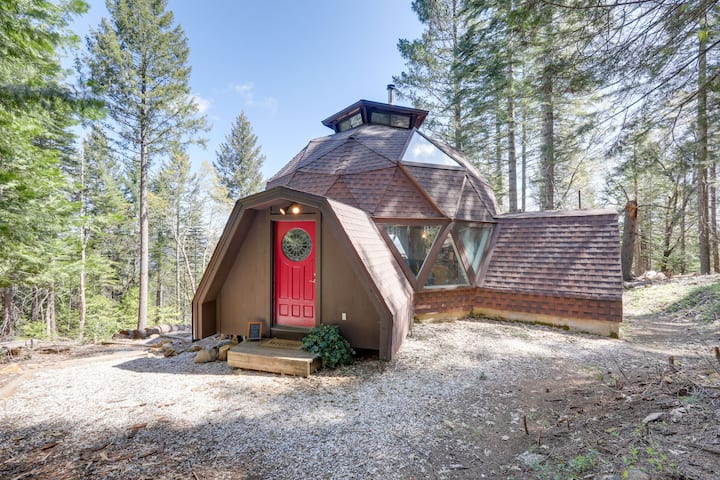 Off-grid Geodesic Dome: Nevada City House W/ Views - Jasper Lake, Nevada City