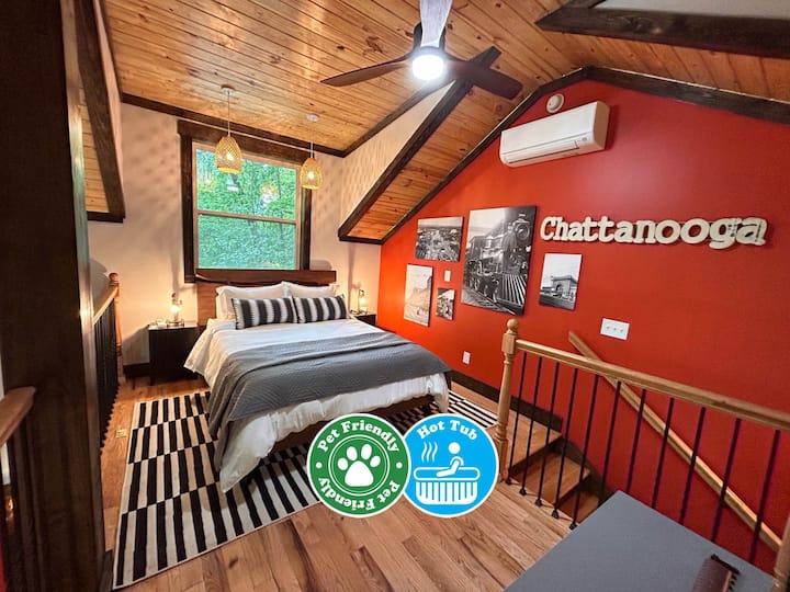 The Trackside Depot, Hot Tub And Private Patio - Chattanooga, TN
