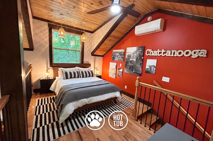 The Trackside Depot, Hot Tub And Private Patio - Chattanooga, TN