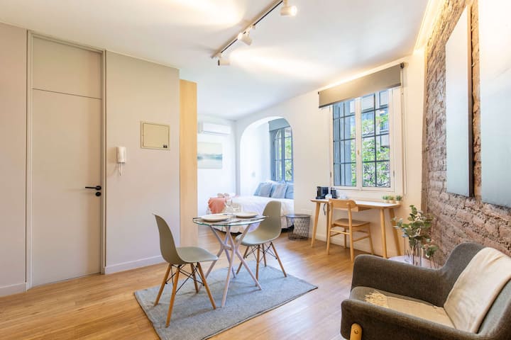 Hom L Wifi Airacond Bohemio Museos Vida Lastarria - Recoleta, Chile