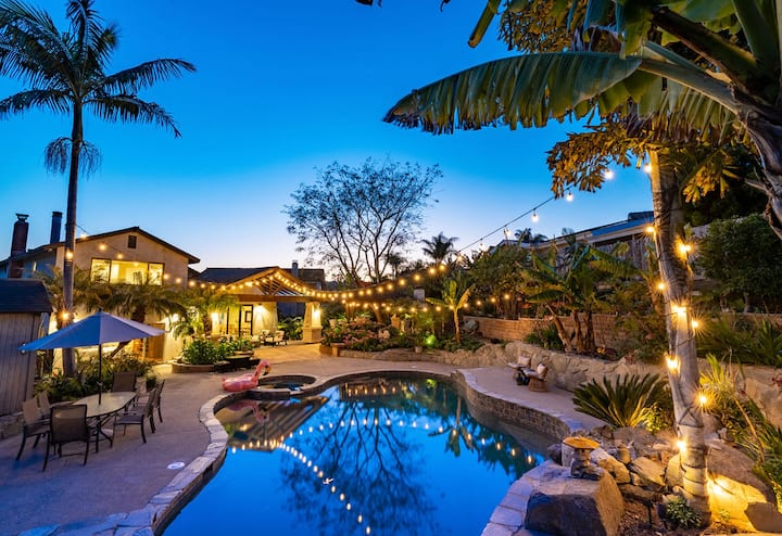 Resort Style Yard, Heated Pool & Spa - Encinitas, CA