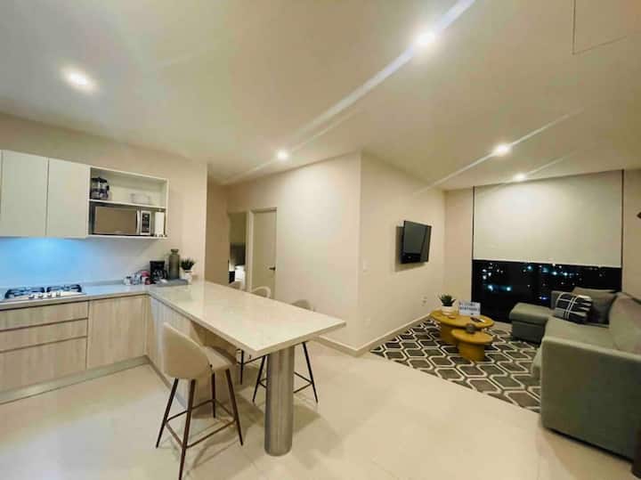 Modern Apartment With A/c, 5 Min From Arena, Bbq - Monterrey
