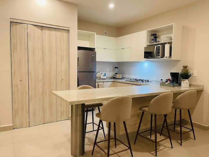 Modern Apartment With A/c, 5 Min From Arena, Bbq - Monterrey