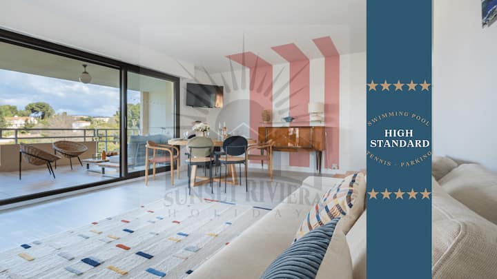 Le Parc Appartement Pour 5 By Sunset - Antibes