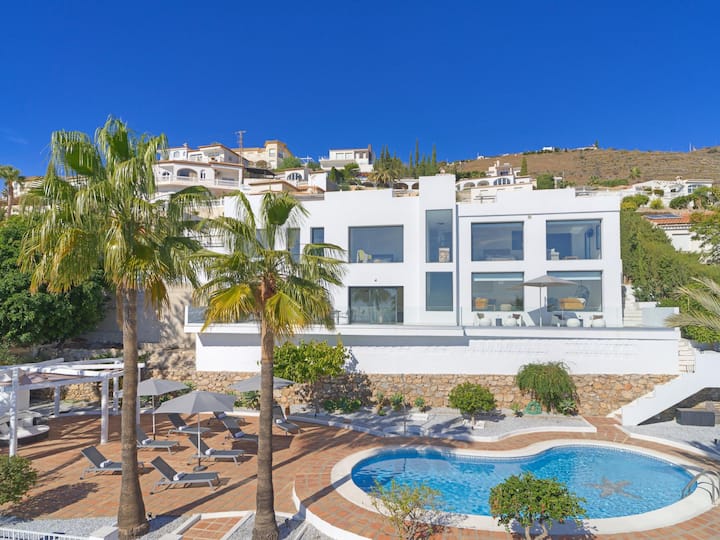 Villa De Luxe, Vue Imprenable Et Piscine Chauffée - Motril