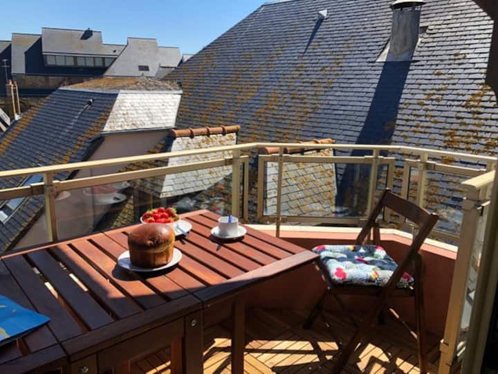 Nid Lumineux Et Calme Avec Terrasse Proche Plages - Saint-Malo