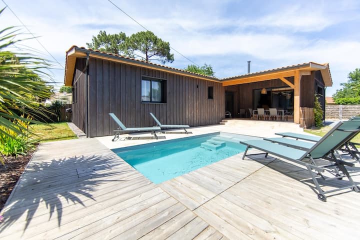 Villa Javal à Ares Avec Piscine Chauffée Du 01 05 - Lège-Cap-Ferret