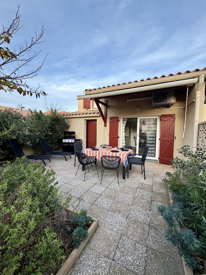 Pavillon Moderne & Spacieux - Accès Direct Plage - Gruissan