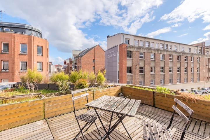 Appartement Lumineux Avec Rooftop Et Garage Privé. - Lille, Fransa