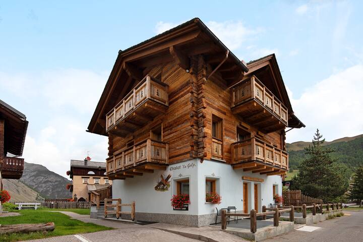 Chalet Leur Gusja Golp Bilocale - Livigno