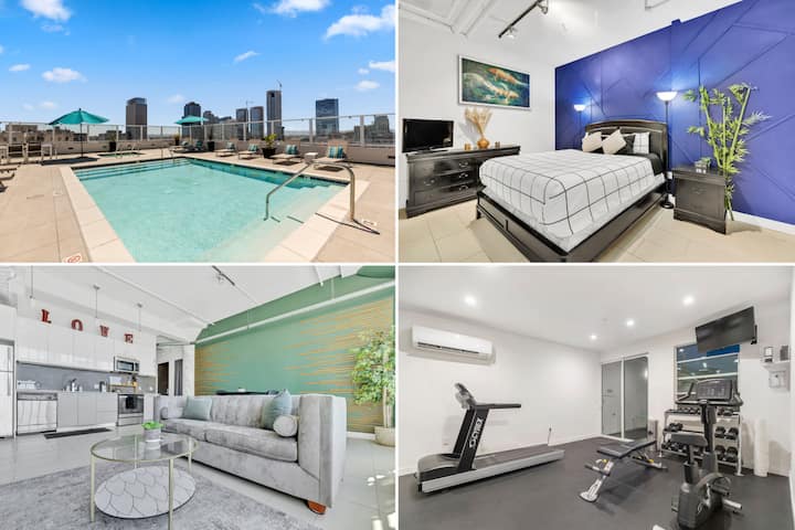 Cozy  L.a. 1br Apartment W/ Rooftop Pool And Gym - Los Angeles, CA