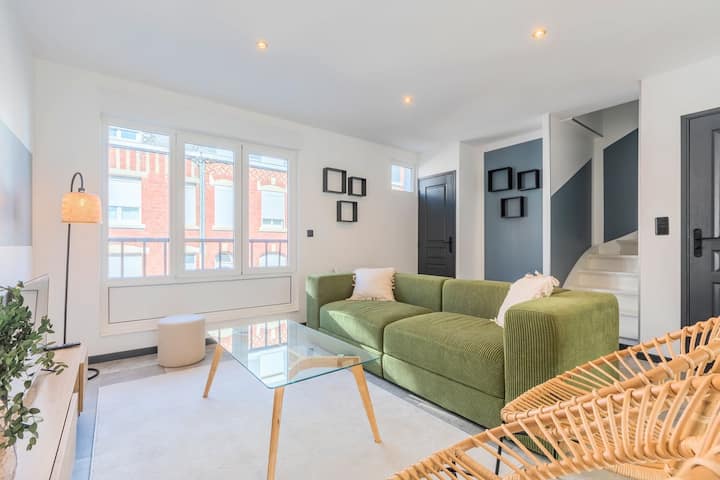 Maison 4ch 2sdb Avec Jardin Et Parking Privé. - ノール