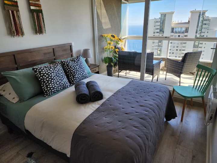 Hom | Depto 2d2b En Concón Con Piscina/parking - Concón