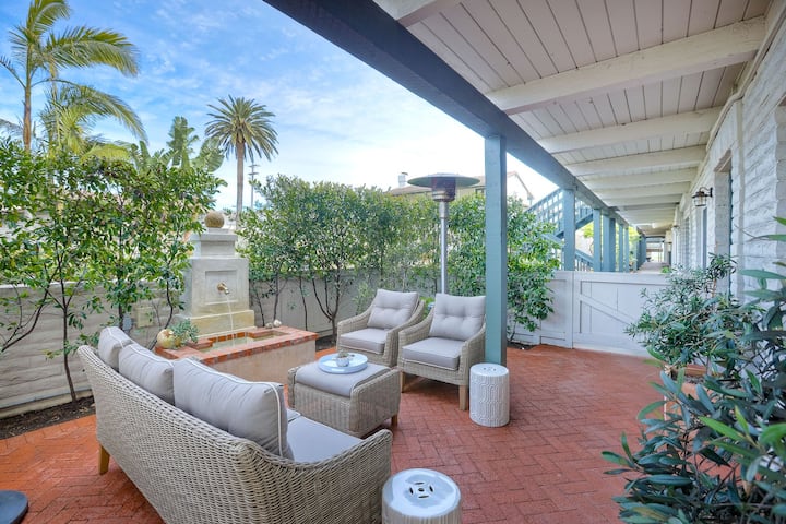 Steps To Beach & Dining | Private Patio | Fire Pit - Carlsbad, CA