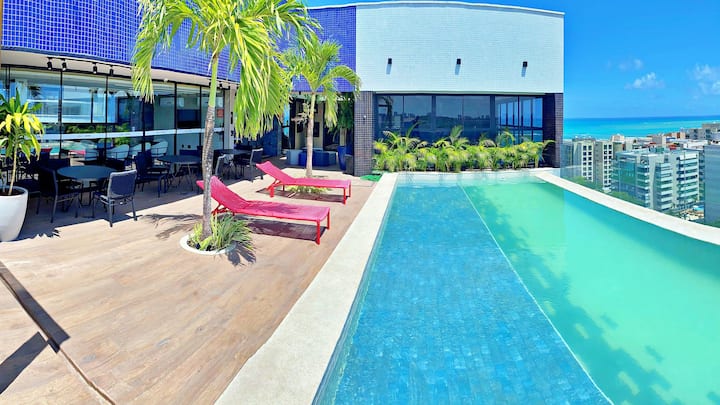 Apt | Sky 305 | Conveniência E Estrutura De Hotel - Maceió