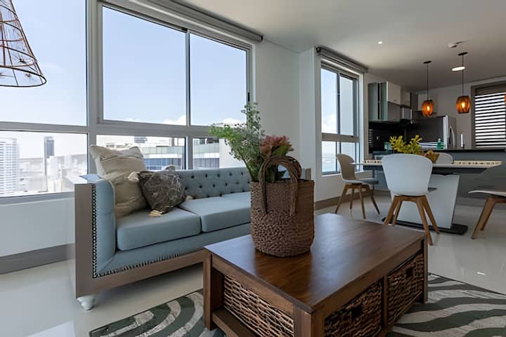Laurdhomes Floor 32, Sea View, 3hbt, Beach Front - Cartagena, Colombia