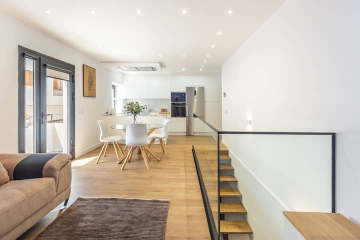 Modern Balcony House - Solarium Terrace - Parking - Tenerife