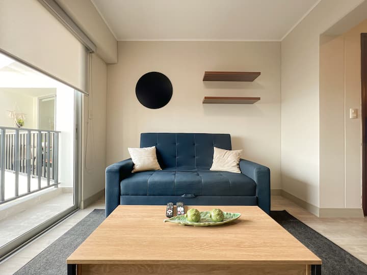 Geko | Horizon _2br Flat In Barranco W/ Sea View - Lima