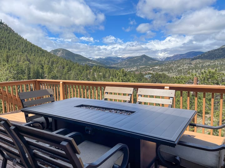 Ridge View - Mountain Top Home With 360 Views - Estes Park, CO