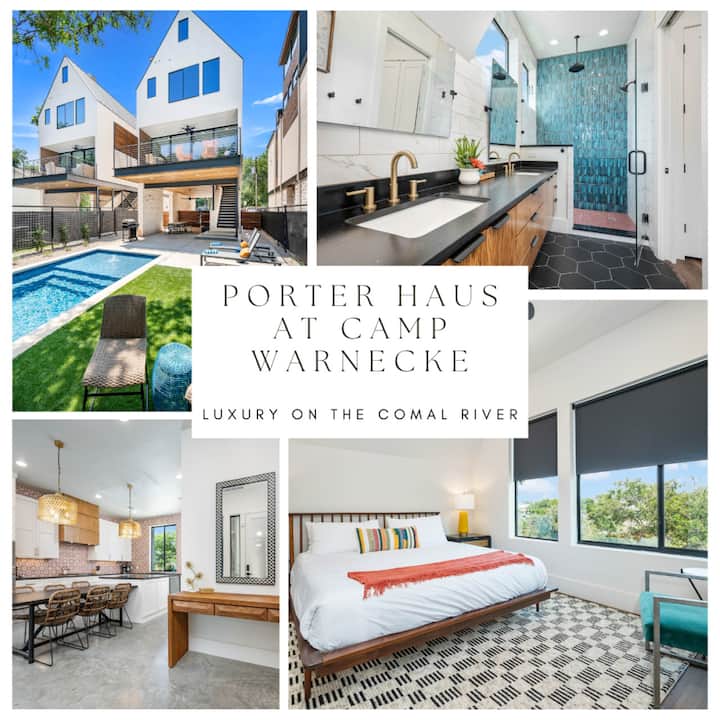 Porter Haus At Camp Warnecke*river Access W/ Pool - New Braunfels, TX