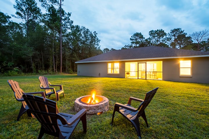 Spacious 4br Rainbow Springs, Fire Pit, Pets! - Rainbow Springs, FL