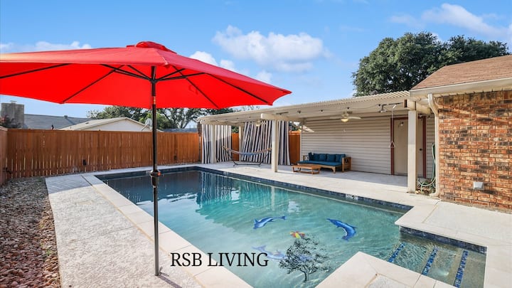 Spectacular 4br/2.5b Holiday Home With Pool And Gr - Carrollton, TX