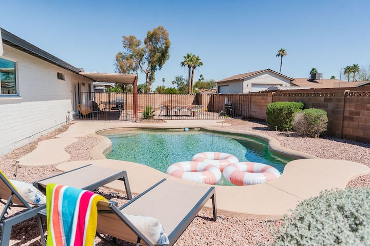 Perfect For Groups, Pool, Games & Grill Fun! - Tempe, AZ