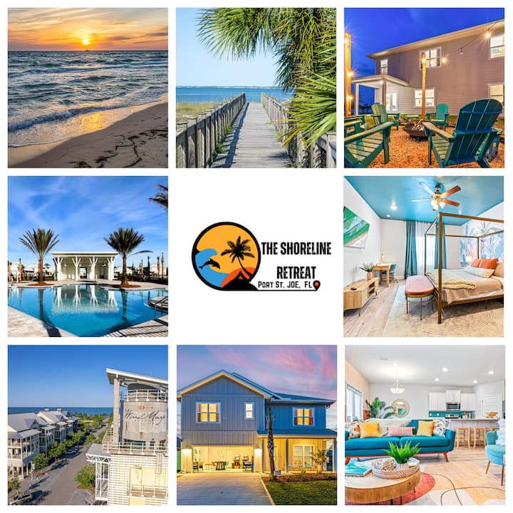 Luxe5br|walk2beach & Pool|firepit|gameroom! - Port St. Joe, FL