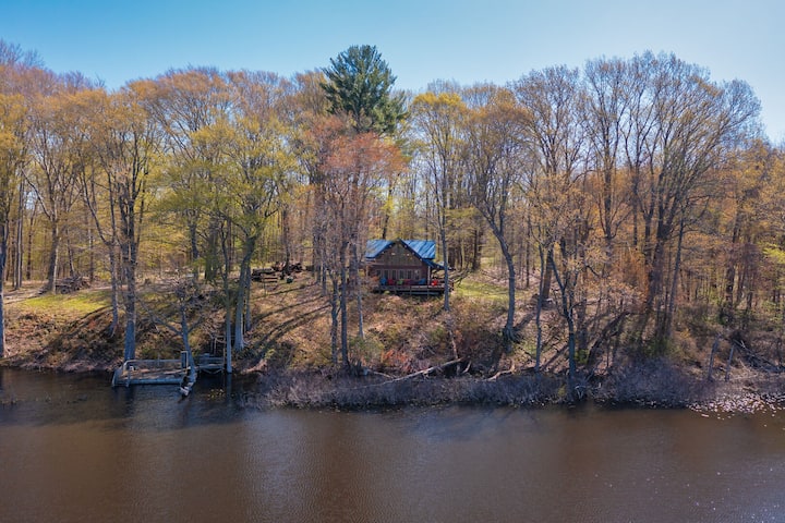 Log Cabin- Fishing-lake- Close To South Haven - 密西根