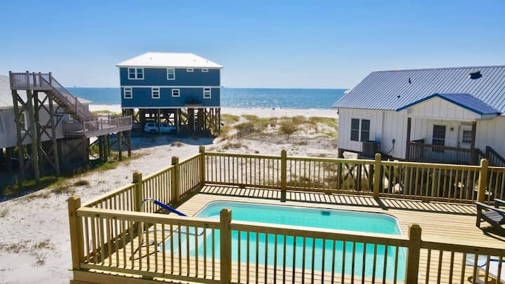 Sandy Toes | Plenty Of Room, Perfect Beach, Pool - Dauphin Island, AL