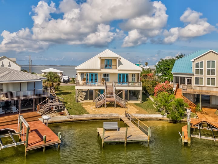 Island Sunshine | Wall-to-wall Water Views - Dauphin Island, AL